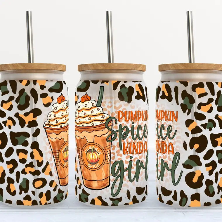 Pumpkin Spice Glass Tumbler – The Snooki Shop