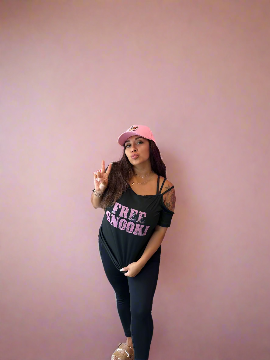 Free Snooki Off The Shoulder T-Shirt – The Snooki Shop