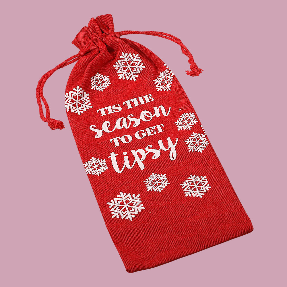 Tis The Season Wine Bag – The Snooki Shop