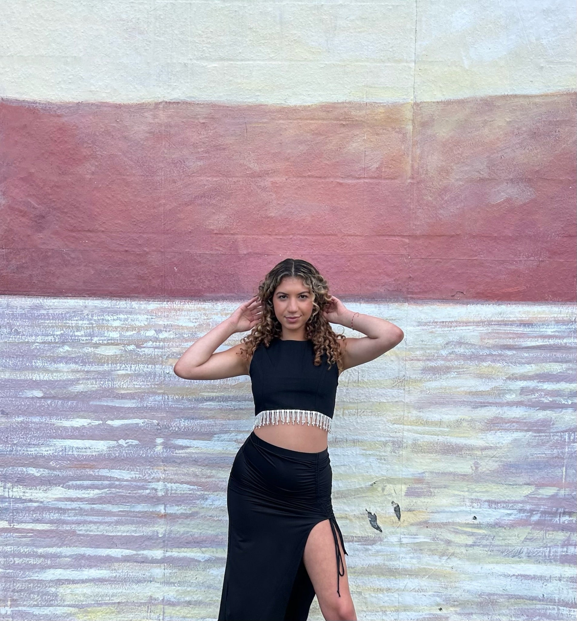 Denim Fringe Crop – The Snooki Shop