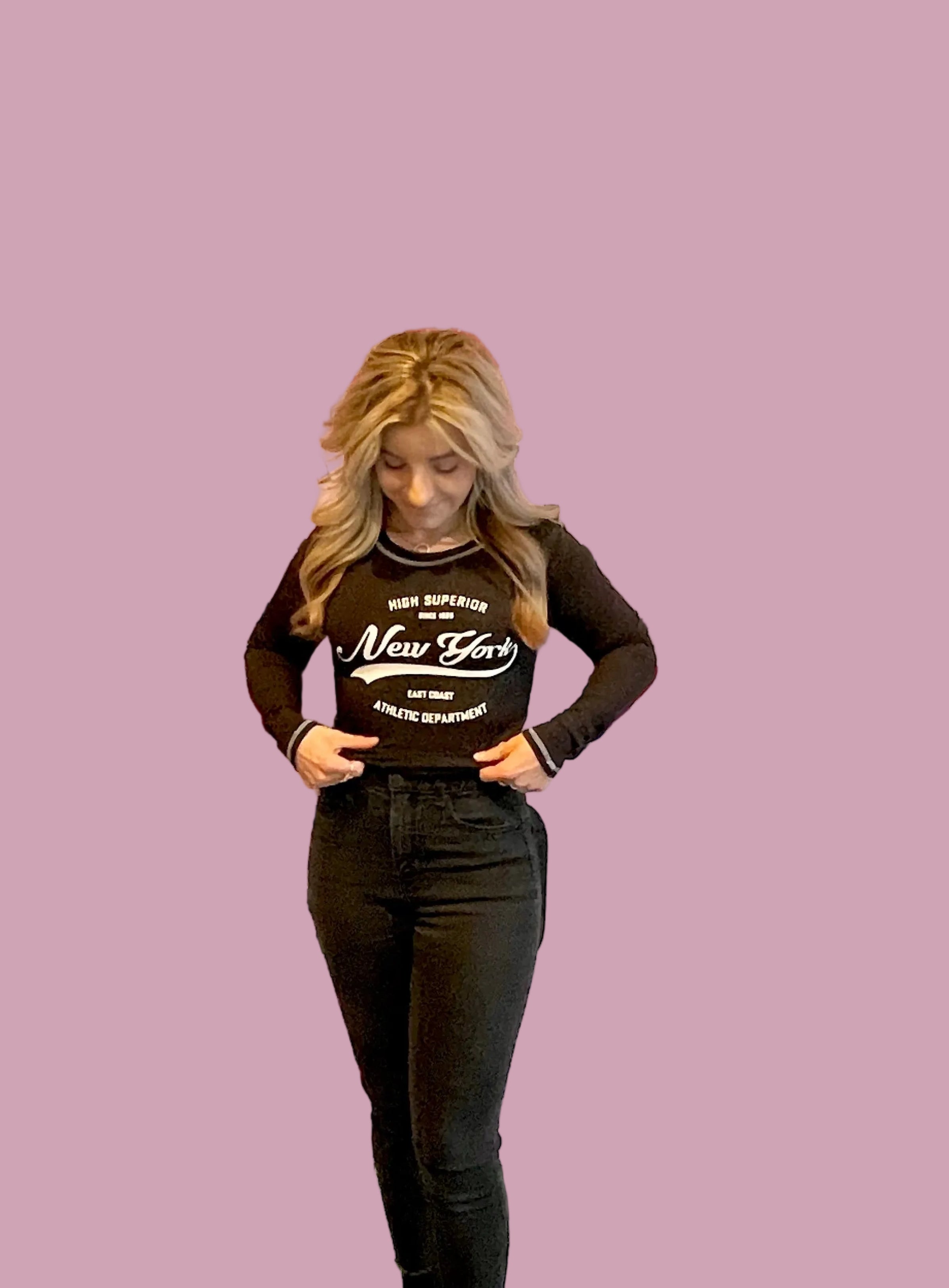 Long Sleeve New York Top – The Snooki Shop