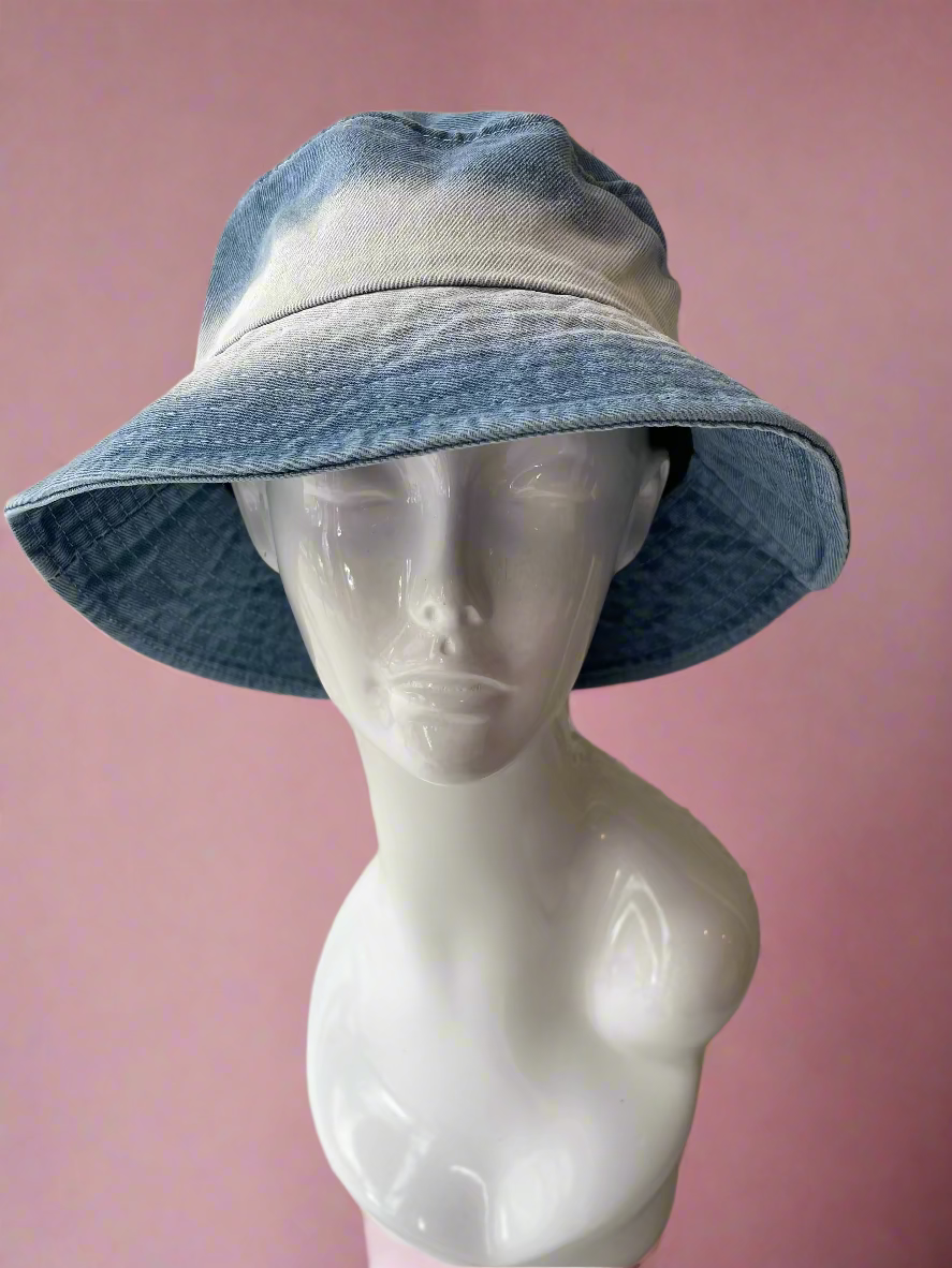Denim Washed Bucket Hat – The Snooki Shop