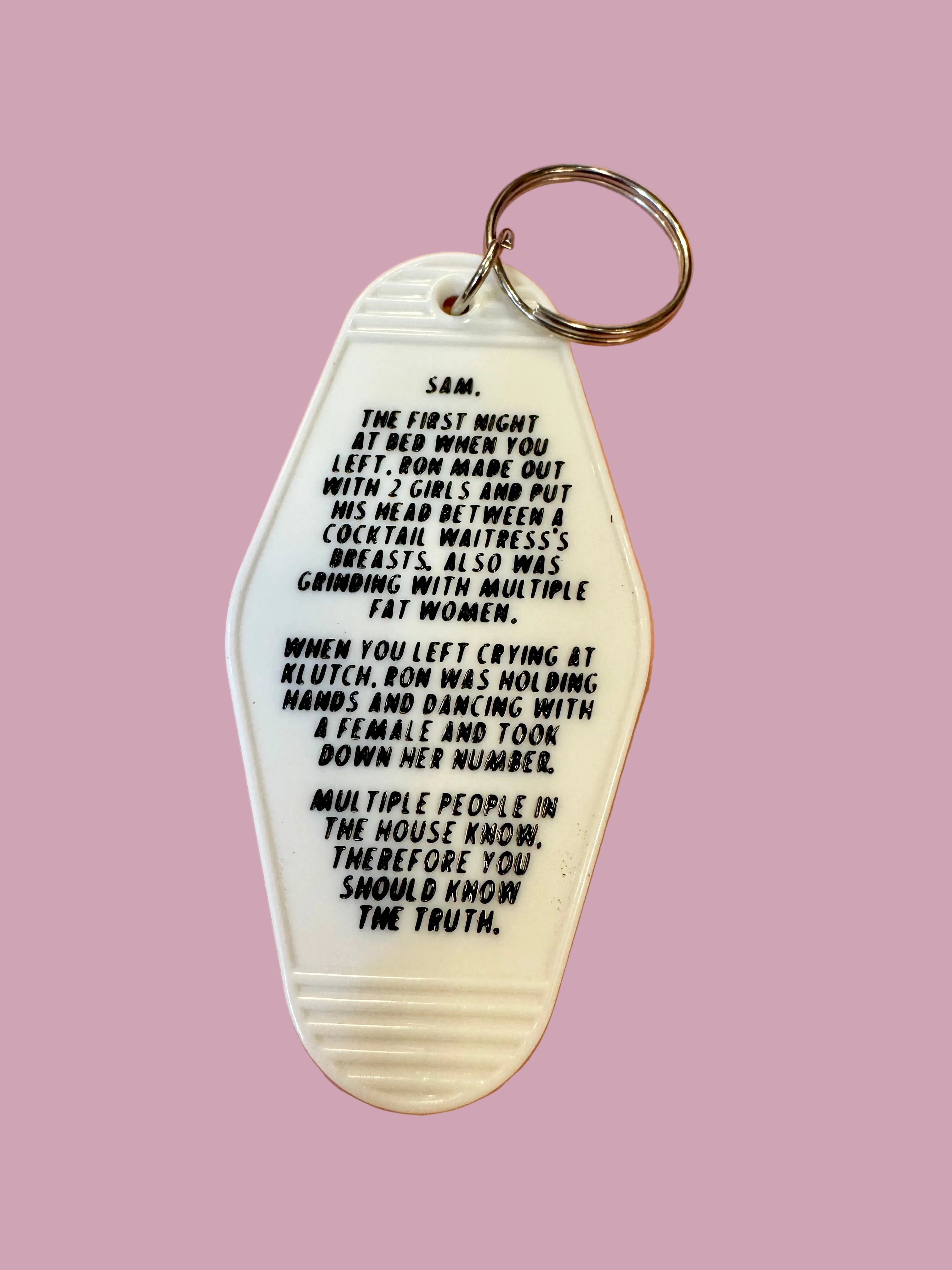 The Note Keychain – The Snooki Shop