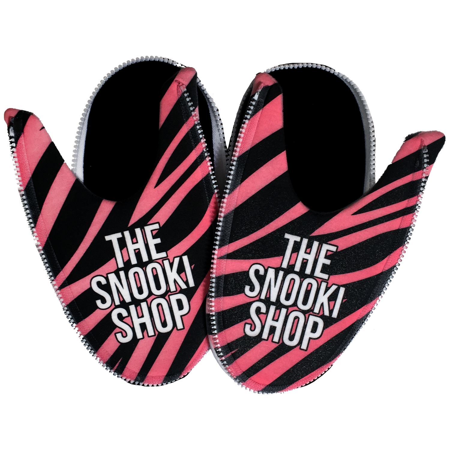 The Snooki Shop Zlipperz - Hot Pink Zebra
